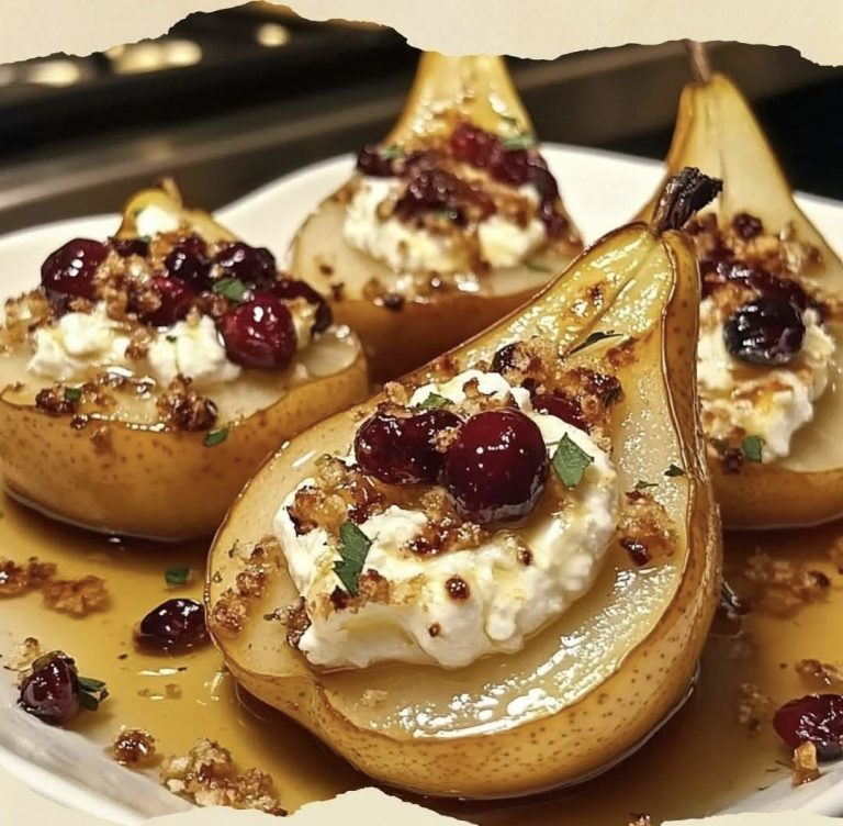 Baked Pears with Goat Cheese – Awesome Food