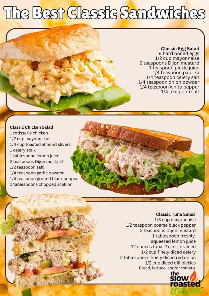 The Best Classic Sandwiches – Awesome Food
